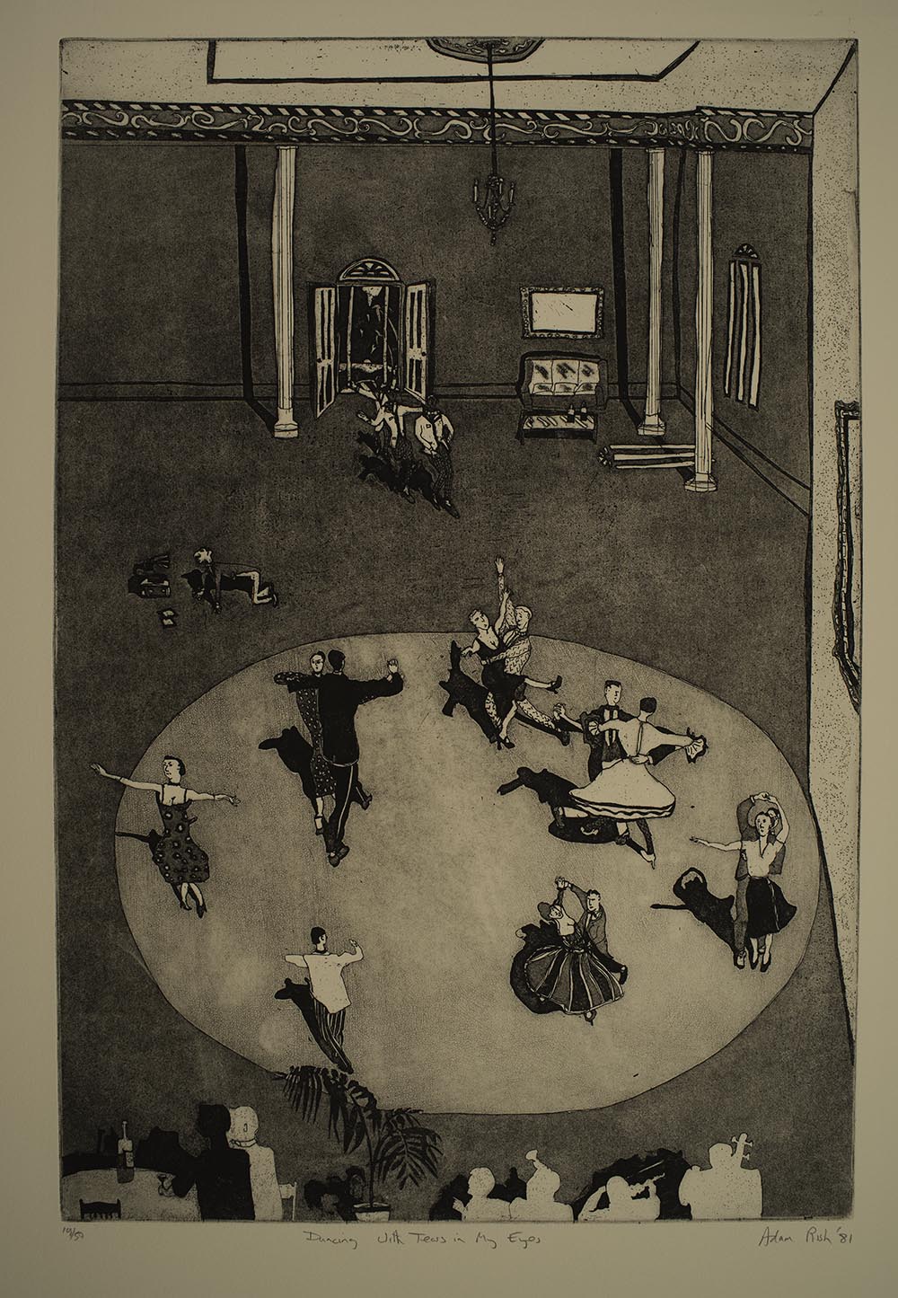 Dancing with Tears in My Eyes 1981 Etching 500 X 330mm, edition 50 ...